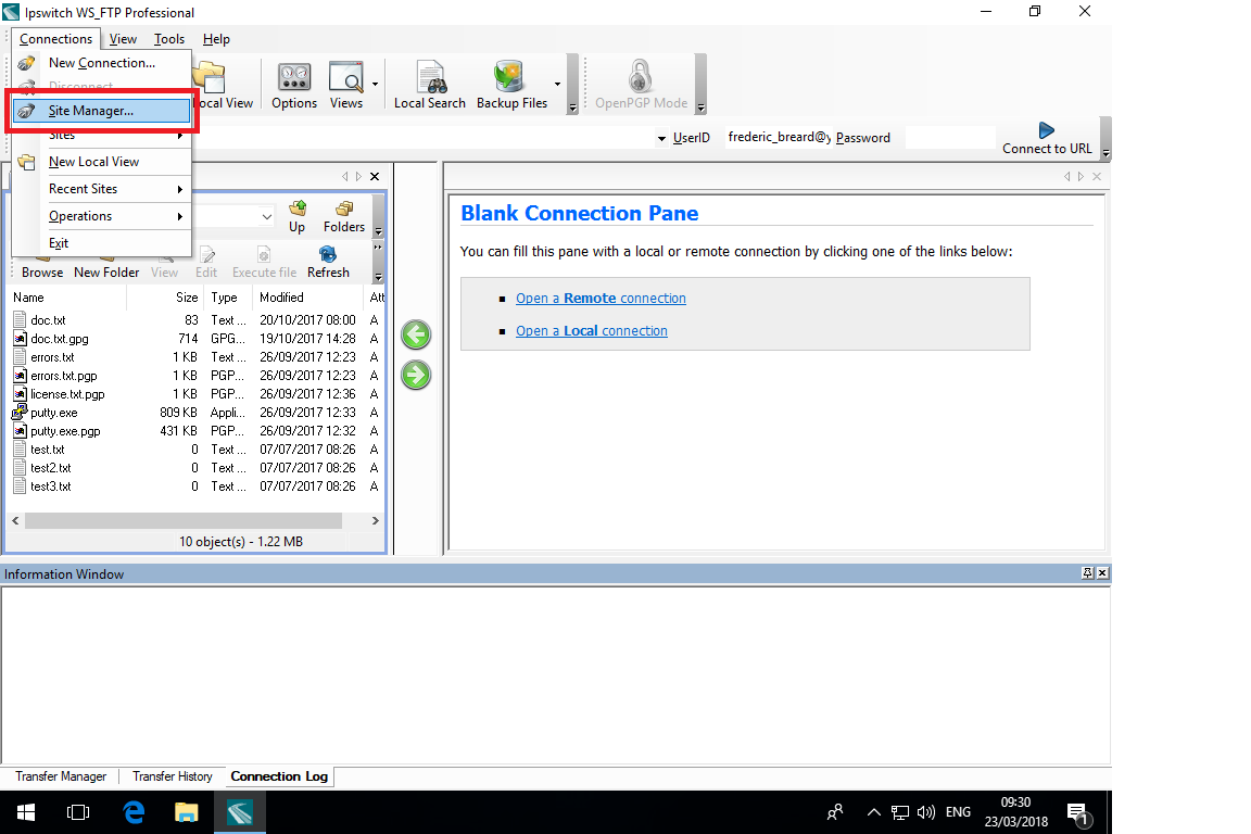 How to Create a Site Profile in WS_FTP Professional - Progress Community
