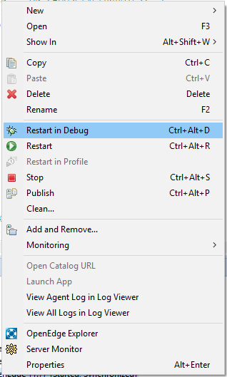 How to debug ADM2 application code on the PASOE appserver - Progress Community