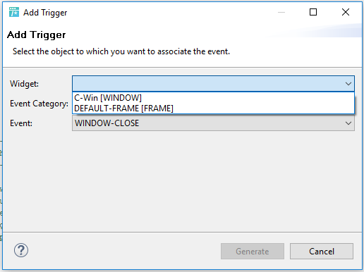 How to add menu trigger code in the OpenEdge Developer Studio AppBuilder perspective? - Progress ...