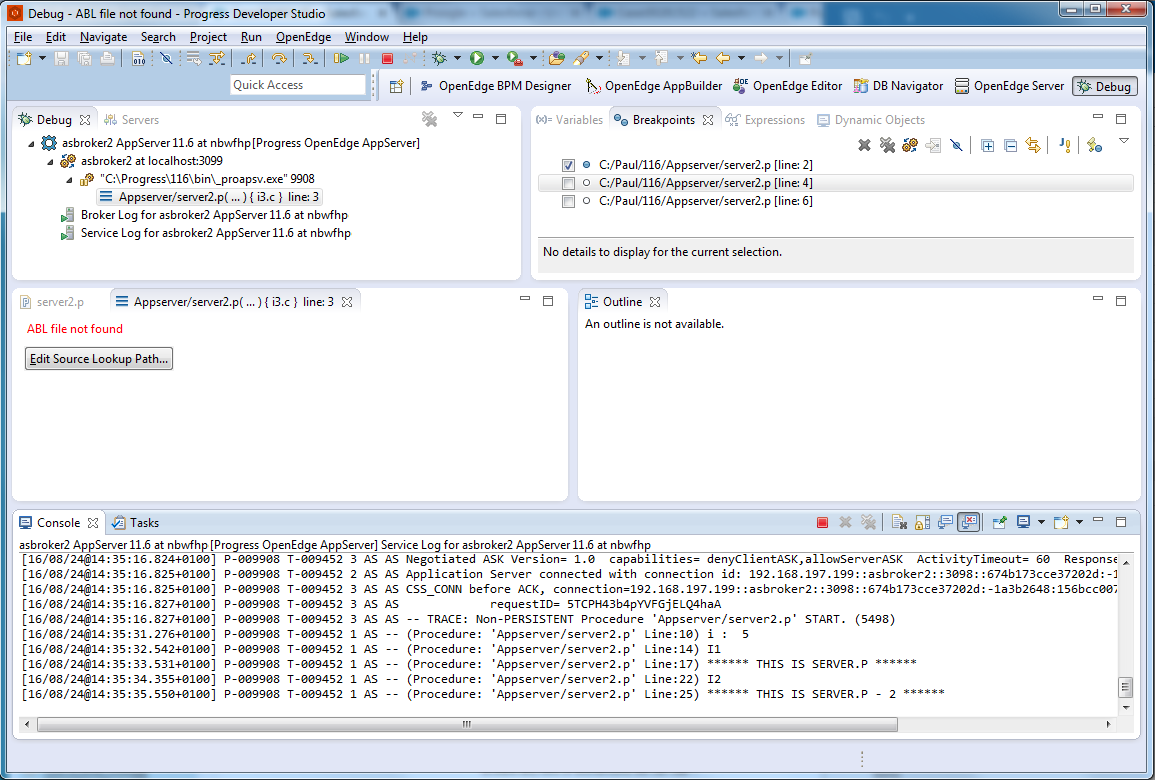 The Pdsoe Attachable Debugger Doesn T Support Custom Include File Extensions Progress Community