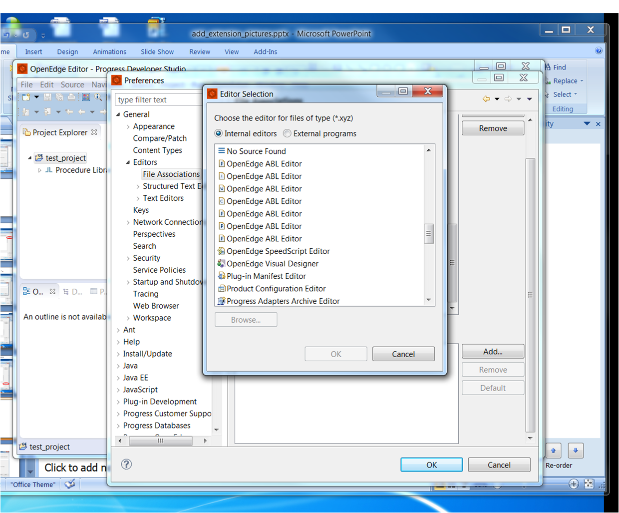 How to make OpenEdge PDS editor recognize files with non-standard extensons - Progress Community
