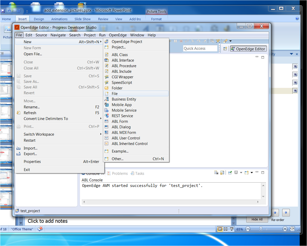 How to make OpenEdge PDS editor recognize files with non-standard ...