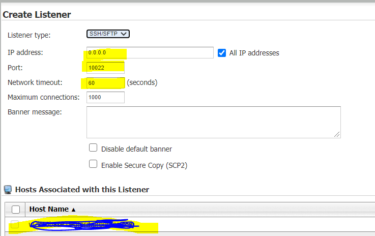 Configure Port 10022 As Ssh Listener In Wsftp Server Progress Community