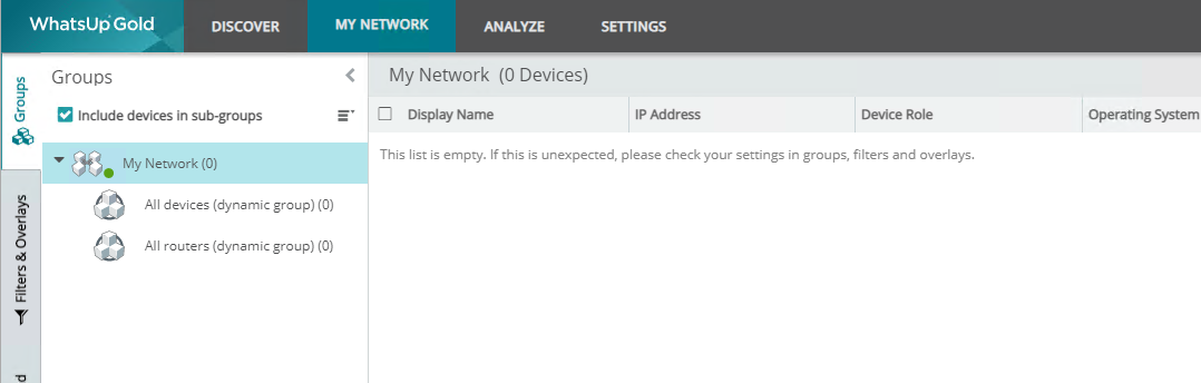 Device Status shows monitored but symbol represents unmonitored ...