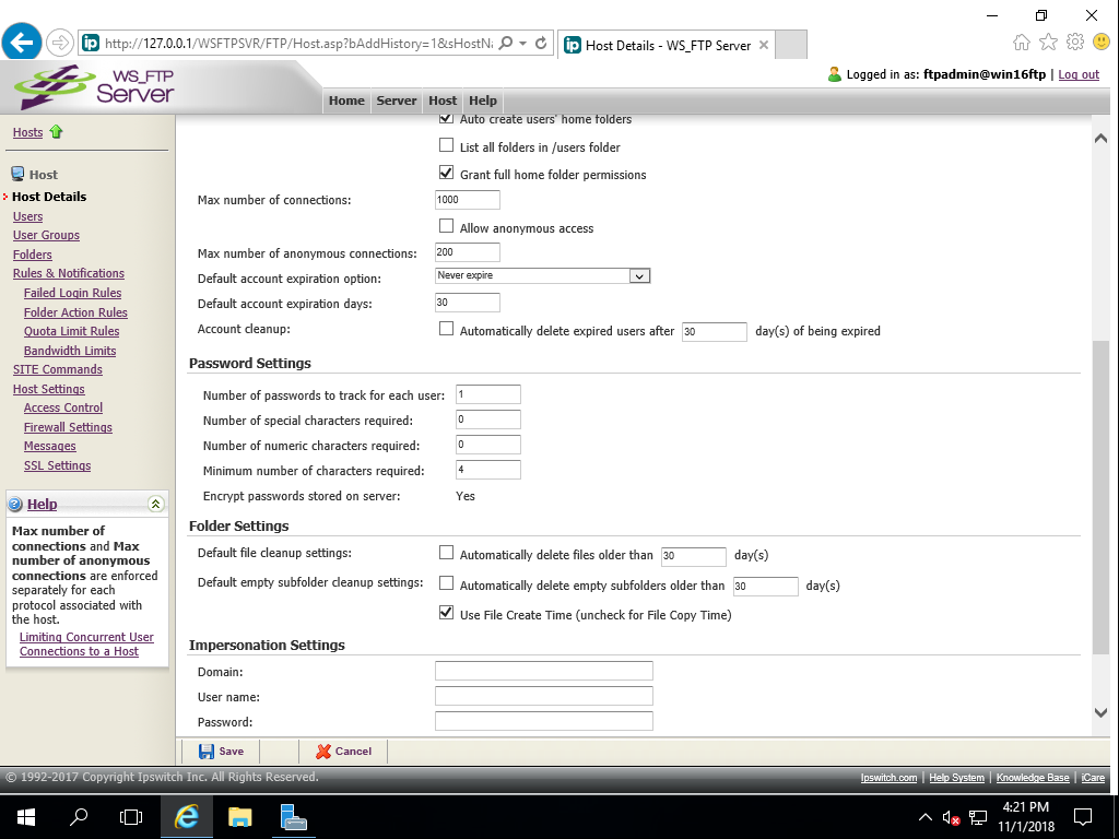 Password Policy for WS_FTP Server - Progress Community
