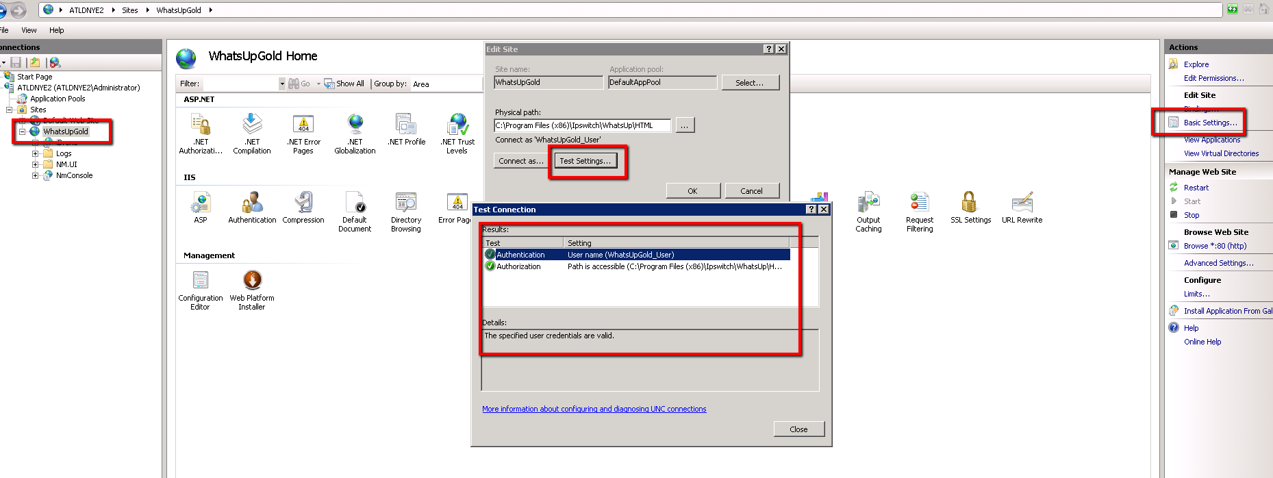 Resetting IIS Credentials - Progress Community