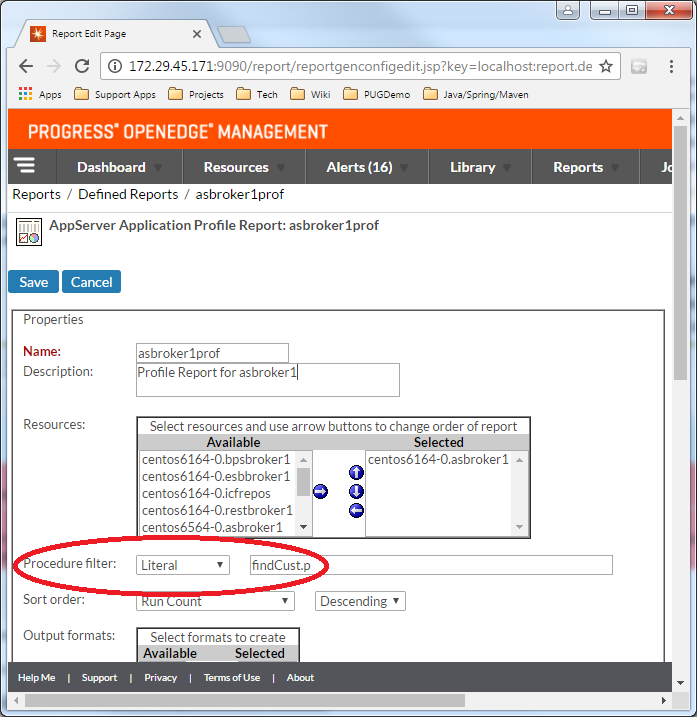 Appserver Profile Report in OEM shows no data - Progress Community