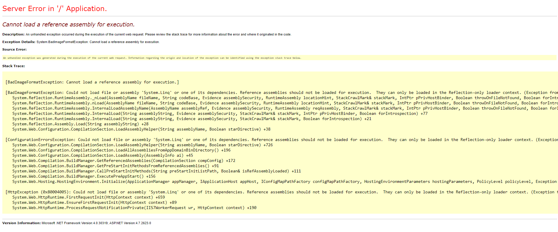 Assembly reference error when using Sitefinity NuGet packages for ...