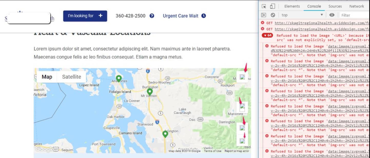 Missing google icons in google map - Progress Community