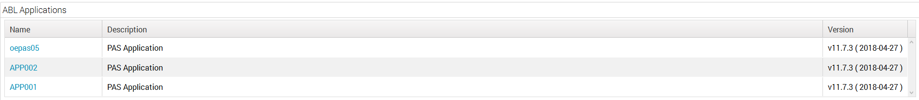 PASOE sessions REST API doesn't return the correct results in OpenEdge Explorer or called ...