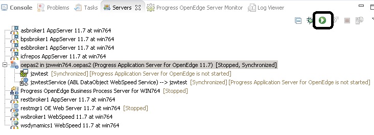 Changing a PAS for OpenEdge instance in PDS for OpenEdge. - Progress Community