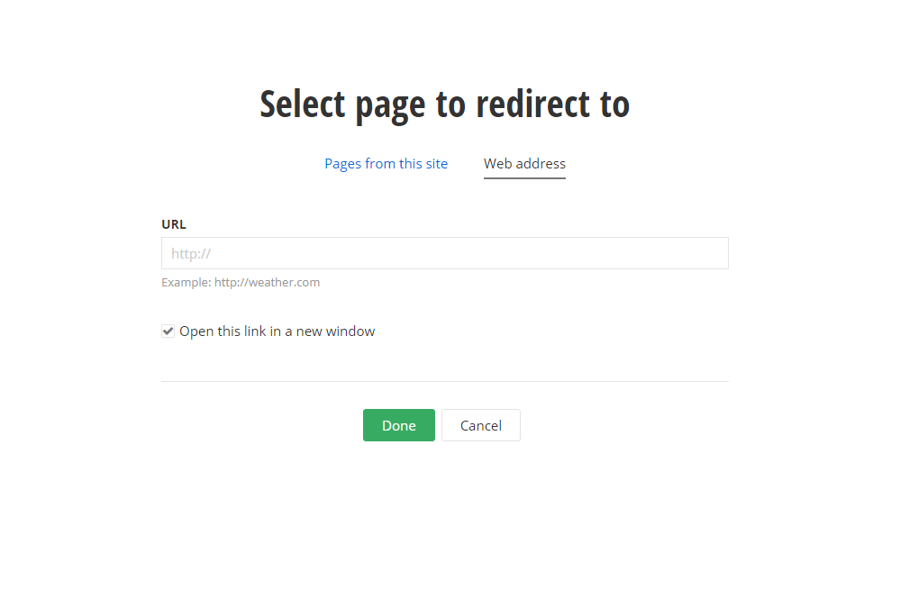AdminApp: How to make a redirect page open in new window? - Progress ...