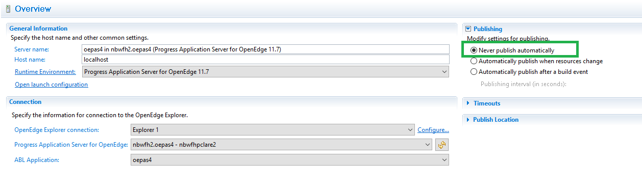 PDSOE publish to PASOE performance is slow after making changes to Rest mappings - Progress ...