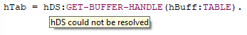 PDSOE: Variable types not resolved in chained expression - Progress Community