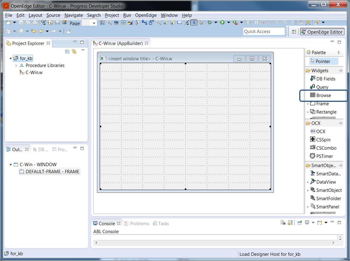Unable to add any trigger to widgets. - Progress Community