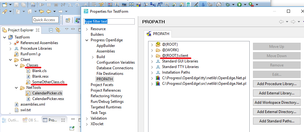 Visual Designer cannot load this class: Type information for class is ...
