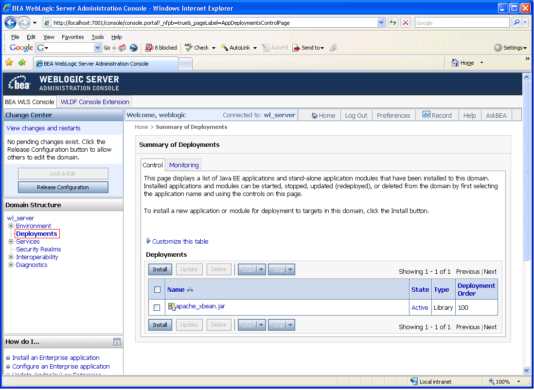 Corticon 5.x sample EAR installation for WebLogic 10.0 - Progress Community