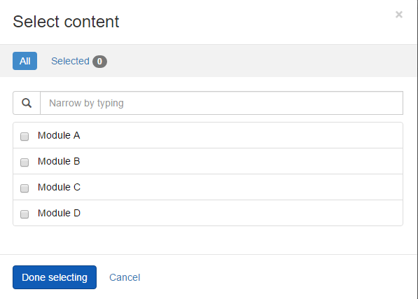 Show the status of the dynamic content items in dynamic items selector in MVC widget designer ...