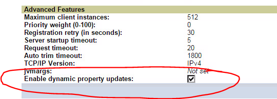 AppServer or WebSpeed Broker requestTimeout does not update dynamically as designed / documented ...