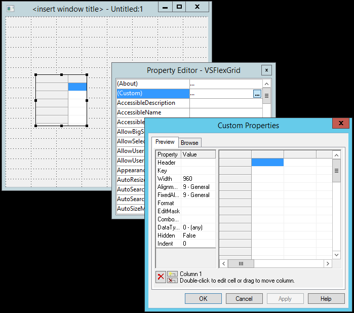 vsFlexGrid OCX error - Failed to create OLE Property Frame - Progress Community