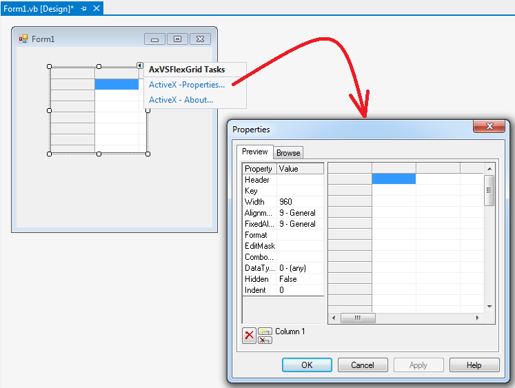 vsFlexGrid OCX error - Failed to create OLE Property Frame - Progress Community