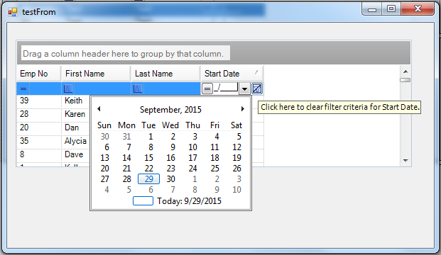 There Isnt A Way To Filter Ultragrid Date Columns On A Range When Using Filterrow Filteruitype