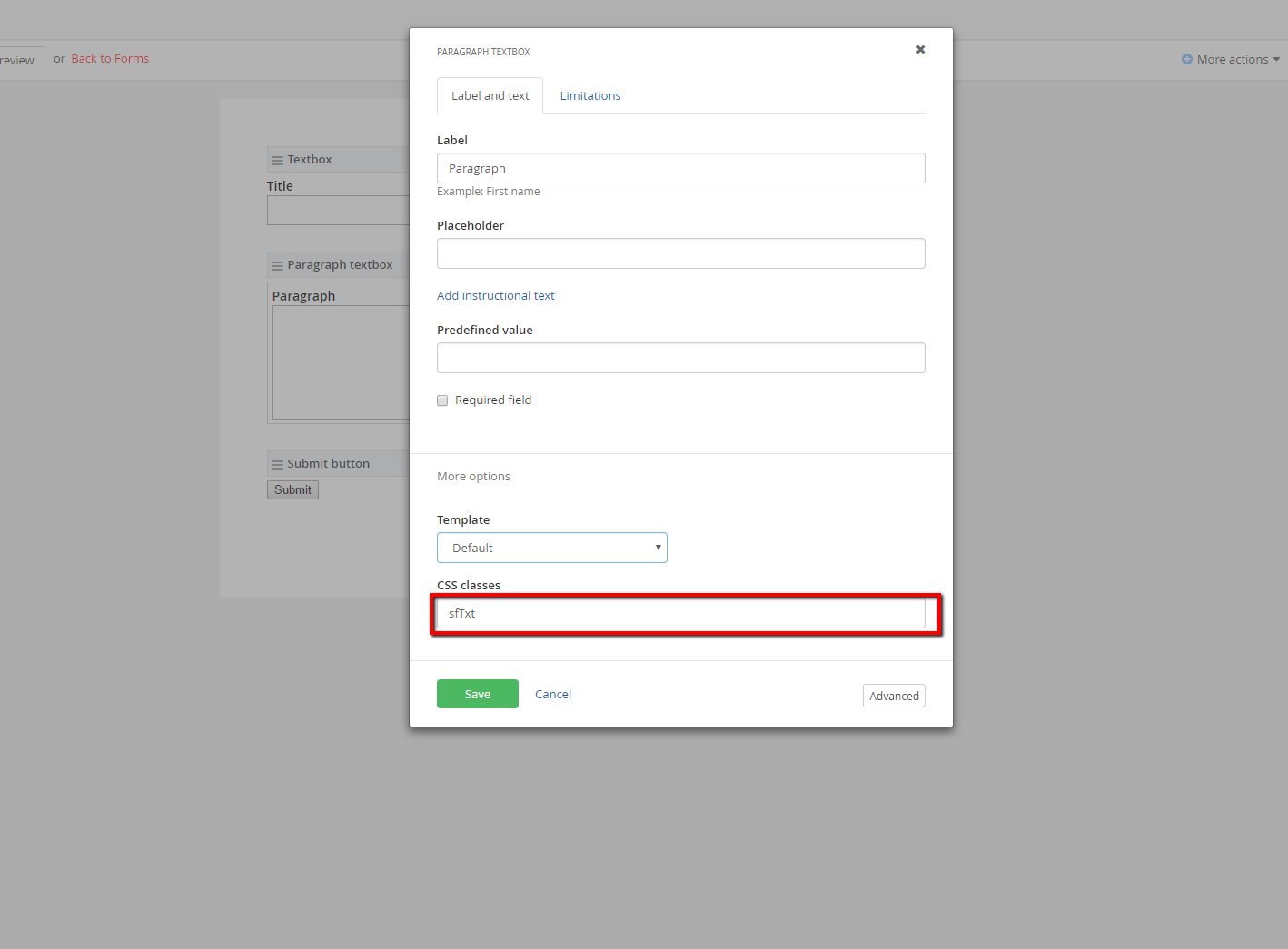 How to apply styles to a textarea in a form - Progress Community