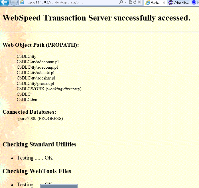 How to configure the WebSpeed Messenger with an ABYSS Web Server - Progress Community