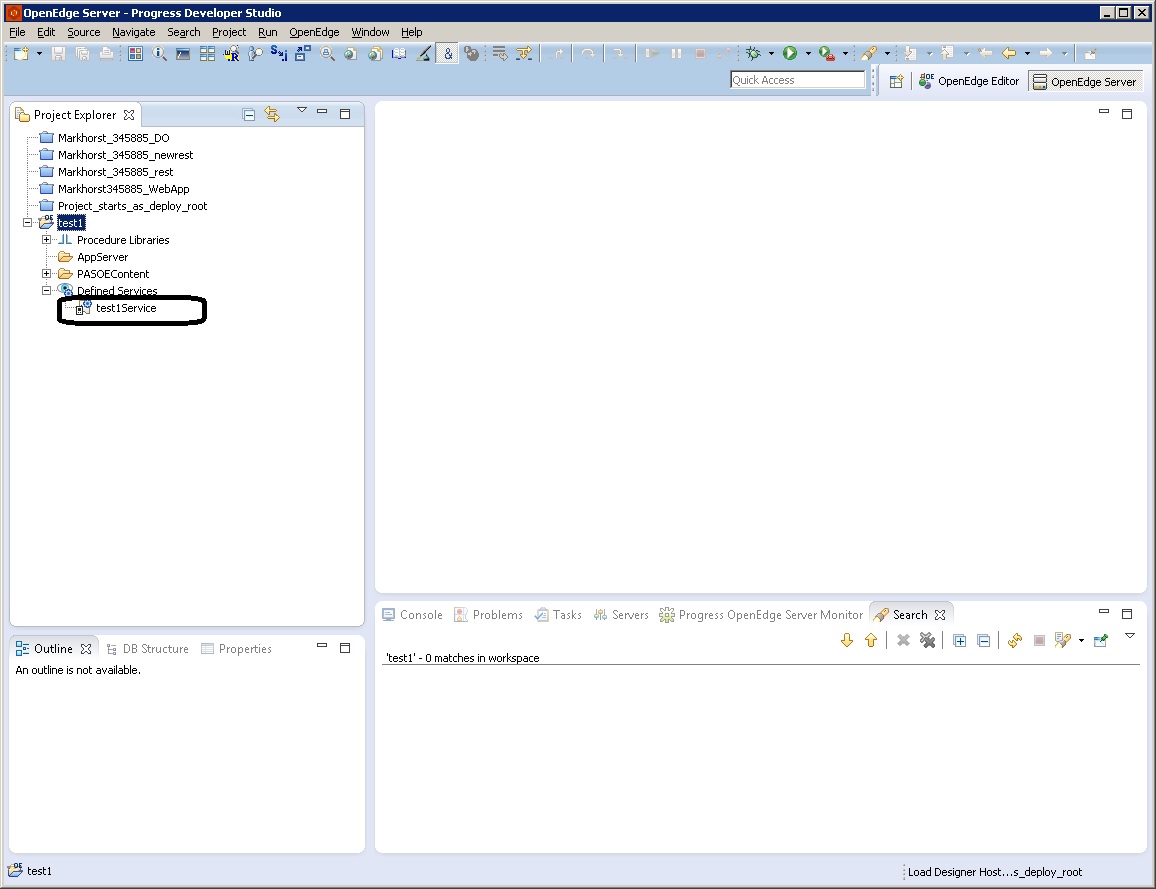 Change an existing PAS for OE project to deploy as a WebApp. - Progress ...