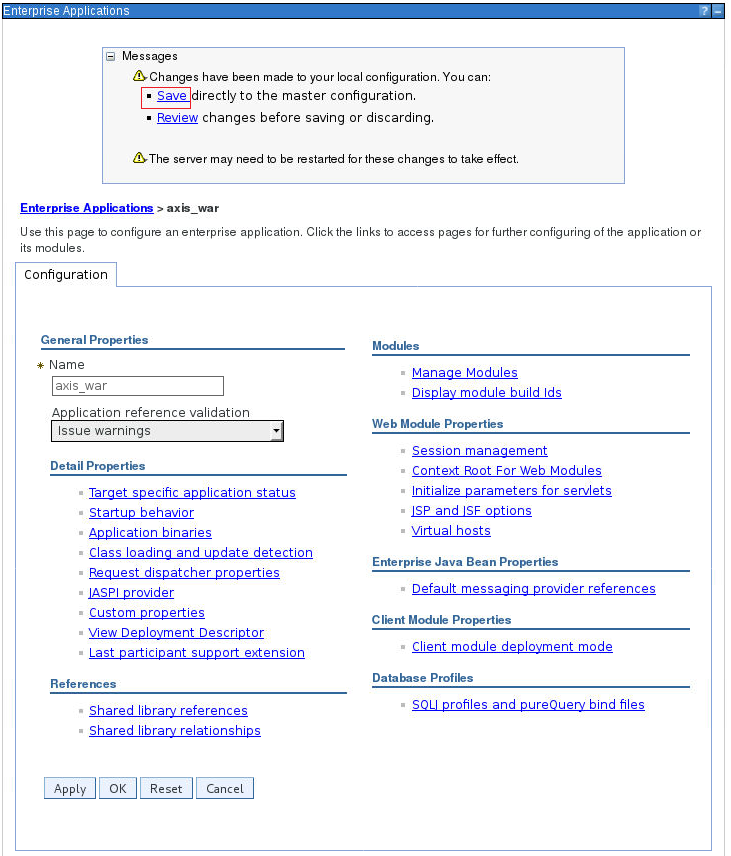 Server errors when deployed to IBM WebSphere Application Server (WAS) - Progress Community