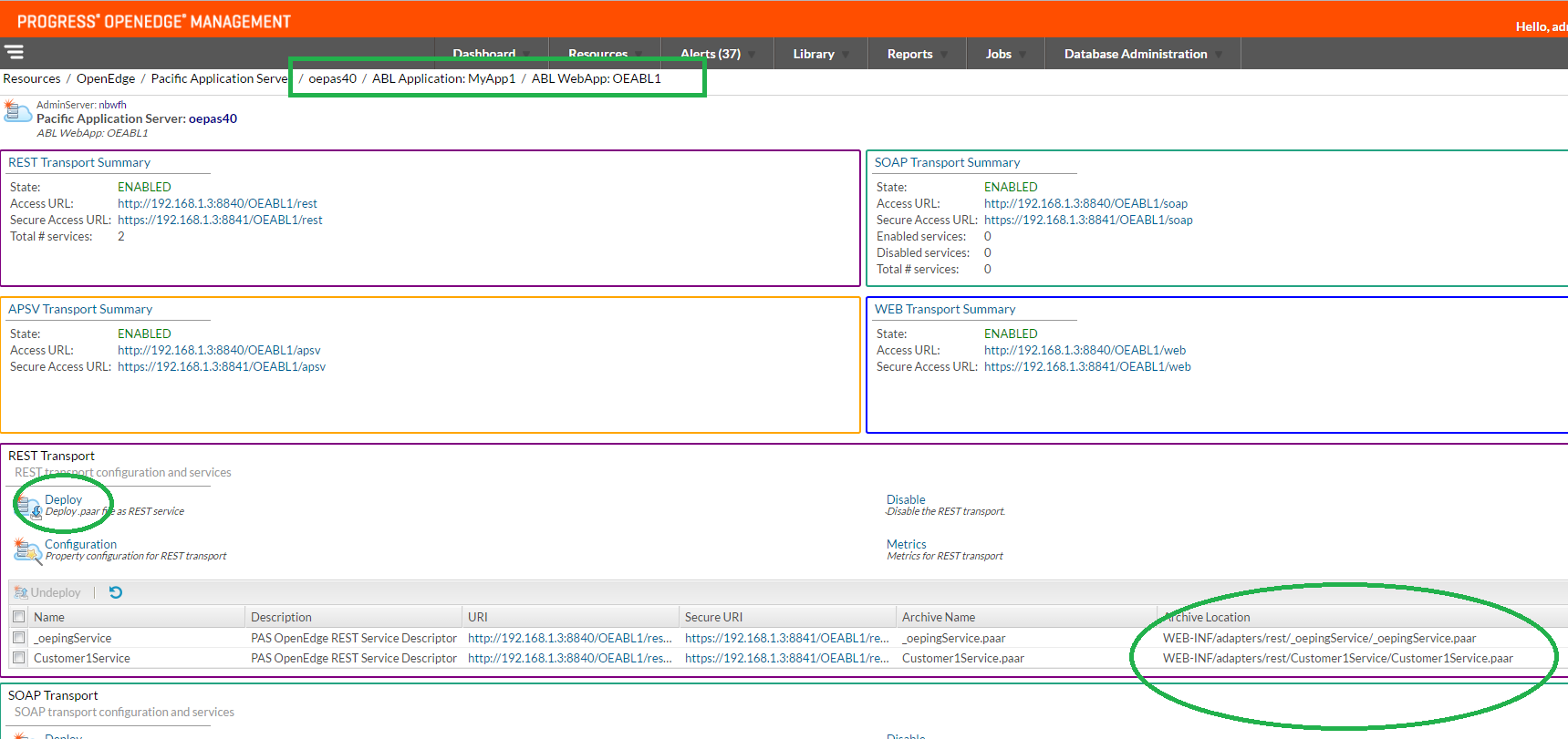 How to create multiple Data Object service applications and run them against the same PASOE ...