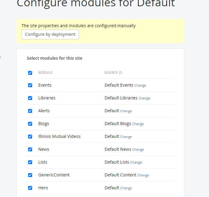 How to stop sharing the data of a module - Progress Community