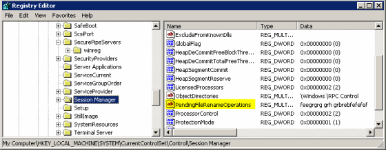 Error while installing WS_FTP Server - Pending Rename Operation - Progress Community