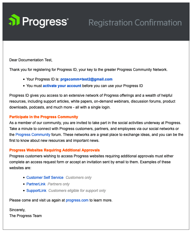 How to create a Progress ID - Progress Community
