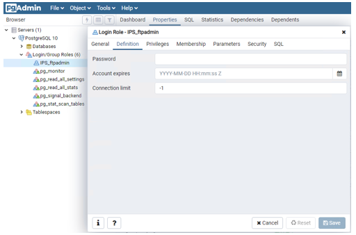 How To Reset Postgresql Admin Password Wsftp Server V86 Or Above Progress Community 1646