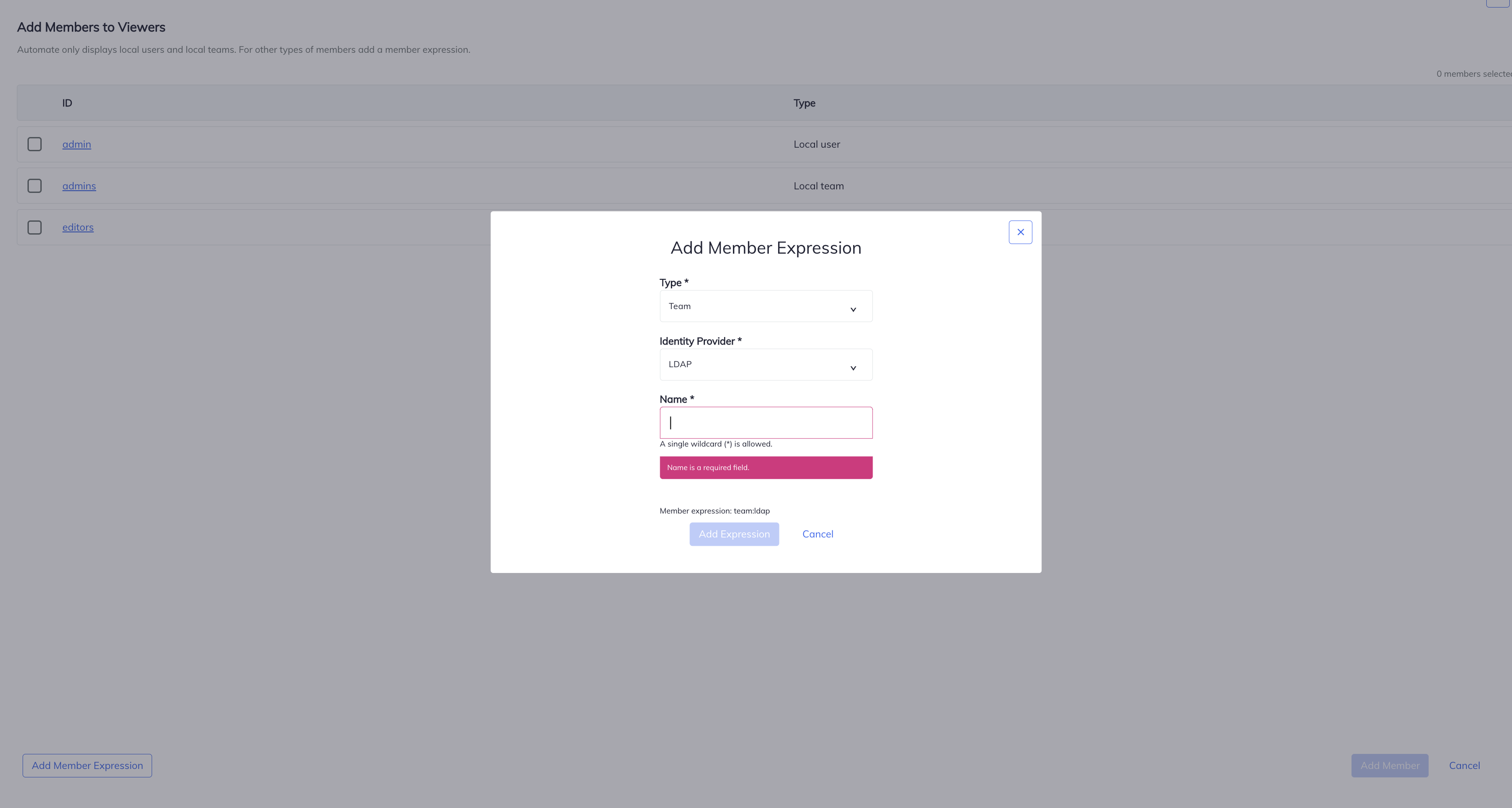 How To Attach The Policy To Ldap Groups To Avoid The Authentication Issues To The Automate Ui
