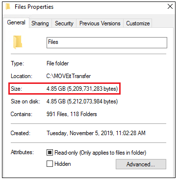 How to check the size of your MOVEit Transfer file store - Progress ...