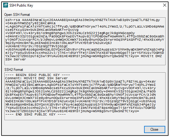 Moveit Transfer Export Ssh Server Public Key Progress Community