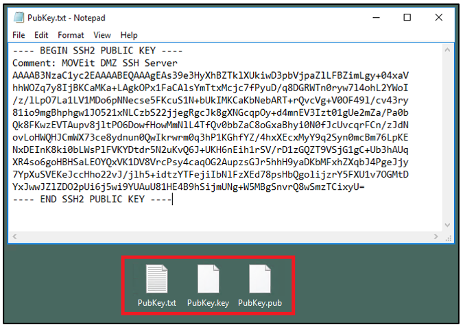 Moveit Transfer Export Ssh Server Public Key Progress Community