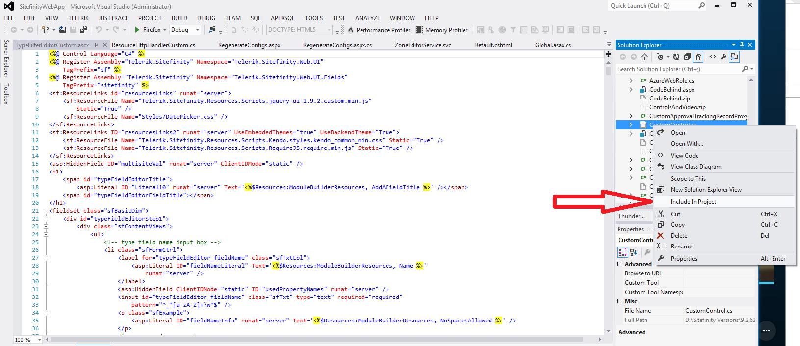 Type Teleriksitefinitydynamictypesmodelxxxxxxxxxx Cannot Be Resolved Progress Community