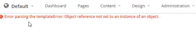 Module builder: Error parsing the template - Progress Community
