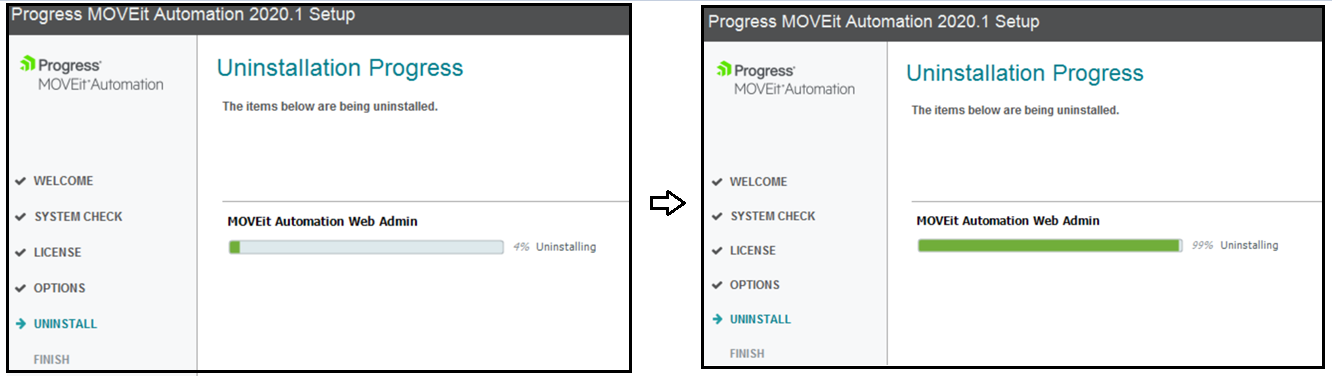 How To Un Install Moveit Automation Web Admin Progress Community 4467