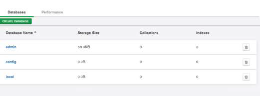 Installation procedure for the Mongo database to be used with OpenEdge Command Center (OECC ...