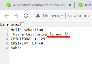 PAS instance Webhandler corrupts UTF-8 extended characters when displaying in browser - Progress ...