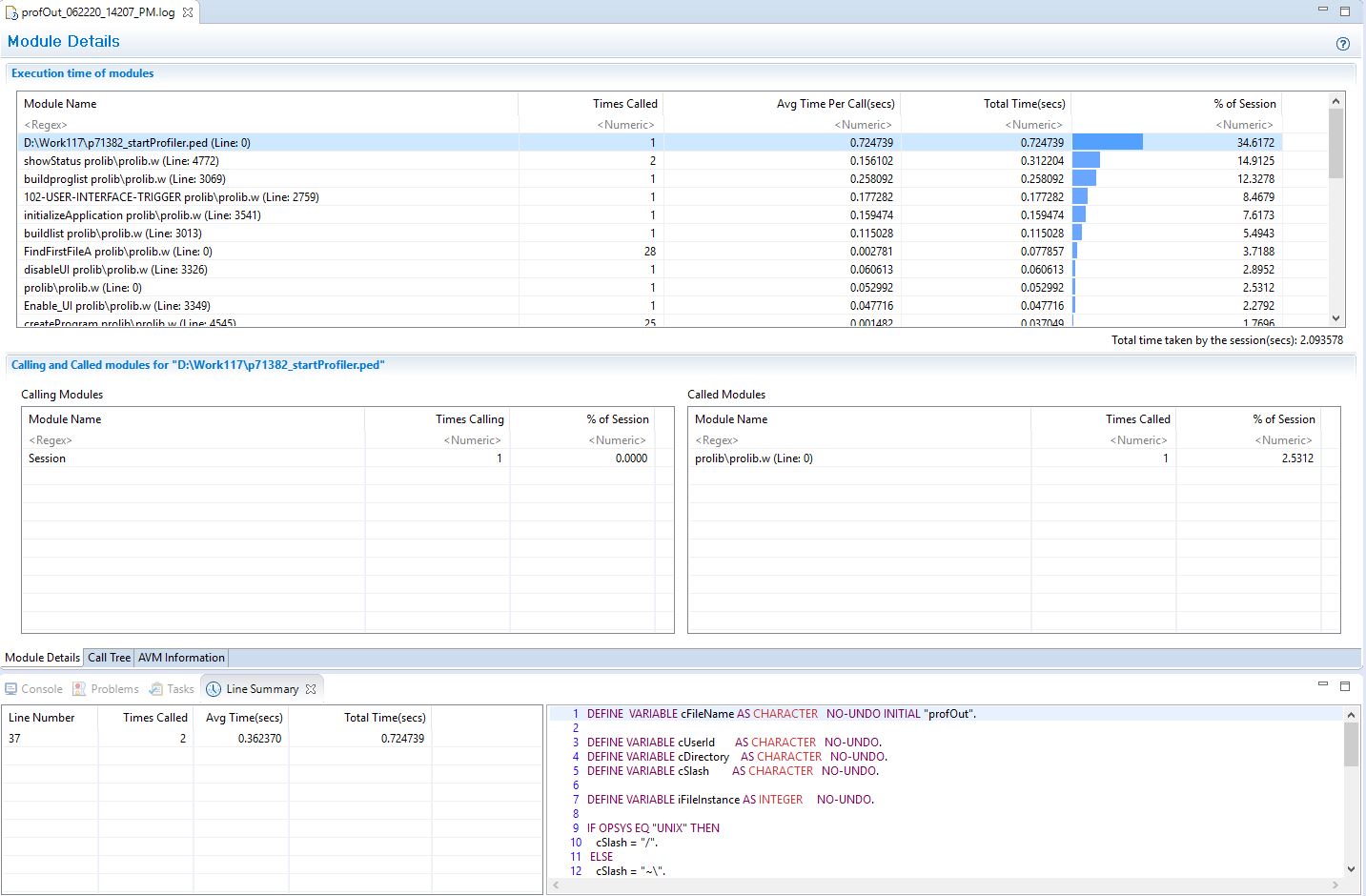 How to use the Profiler within OpenEdge Architect / Developer Studio for OpenEdge ? - Progress ...