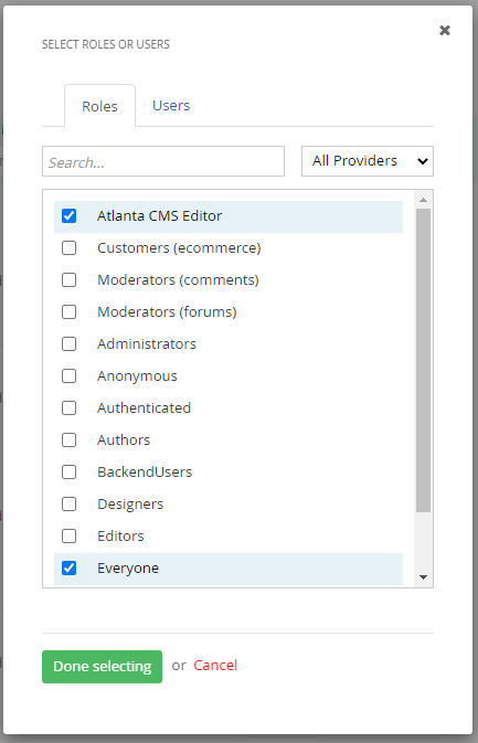 Custom Role does not allow access to Page Templates - Progress Community