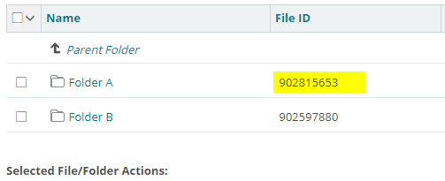 How to find the Folder ID of a specific folder - Progress Community