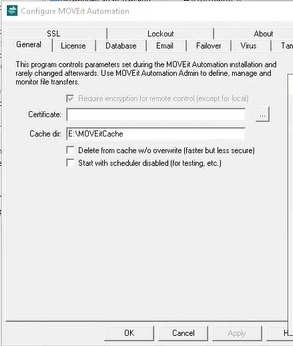 Both VB Admin and Web Admin fail to connect to a MOVEit Automation server. - Progress Community