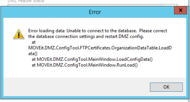 After Migrating To A New Database Instance Consistency Check And Database Connectivity Errors