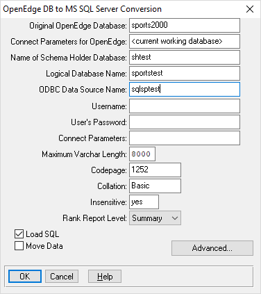 OpenEdge DB to MS SQL Server utility loops on "Reenter preselection criteria?" - Progress Community